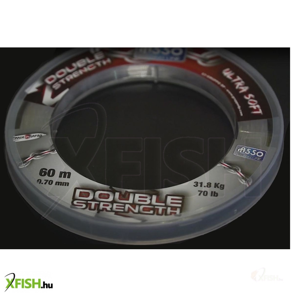 Asso Double Strength Ultra Soft Monofil Előkezsinór 60m 1