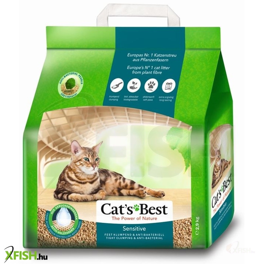 Cats Best Sensitive 8l, 2,9kg | Macska | Macskaalom, macska