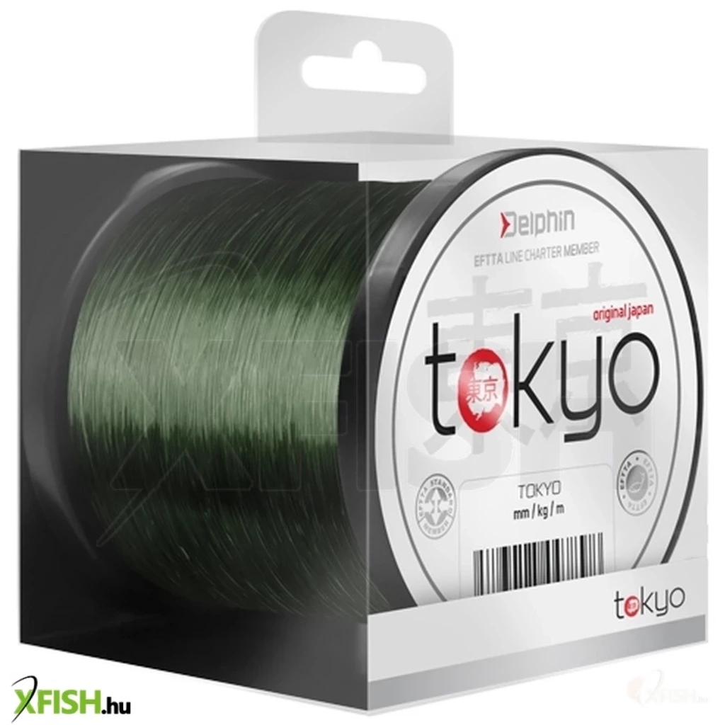 Delphin Tokyo Zöld Színű Monofil Zsinór 0,309Mm 16Lbs 600M