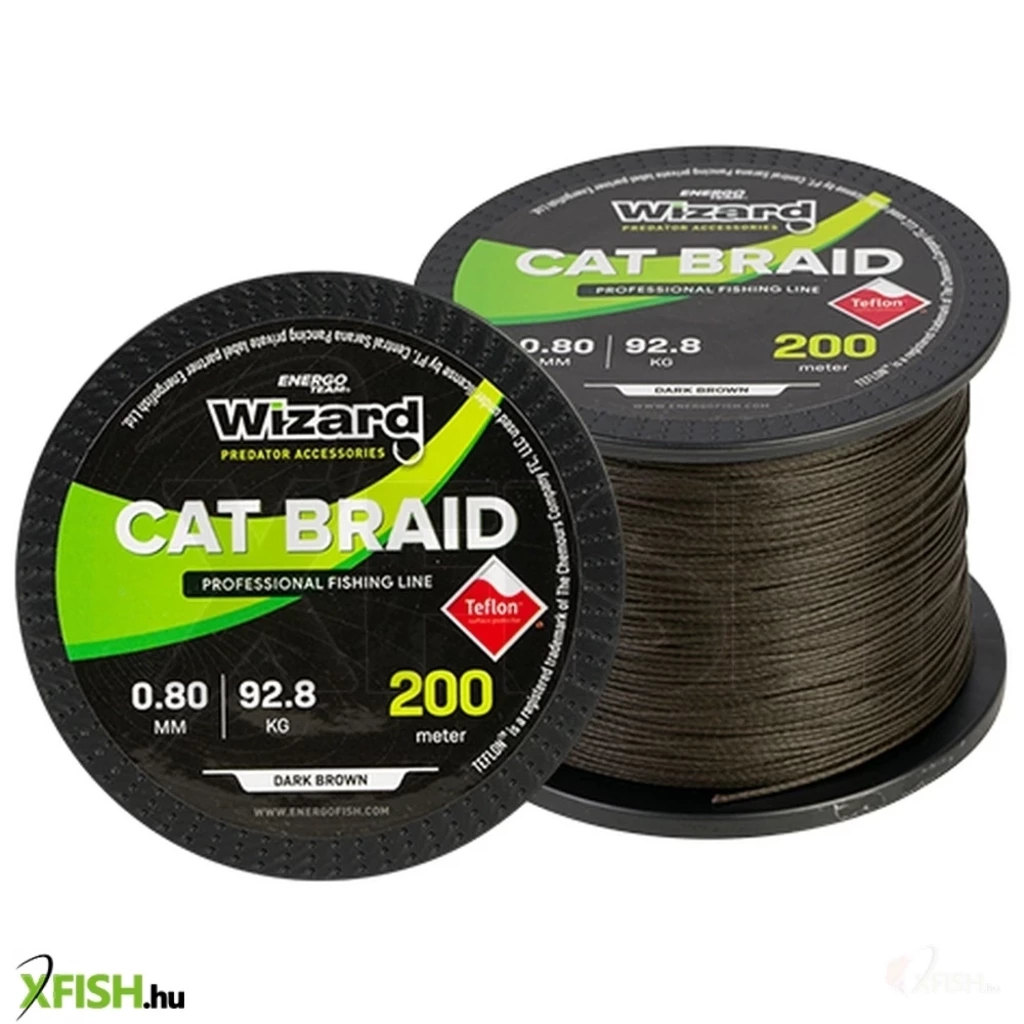 Wizard Cat Braid Harcsázó fonott zsinór 0,60Mm 200M 63,2Kg