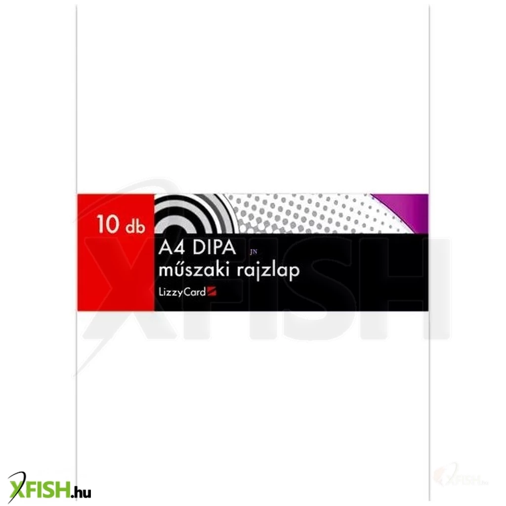 DIPA műszaki rajzlap - famentes, A4-es - 10 db | Papíráru