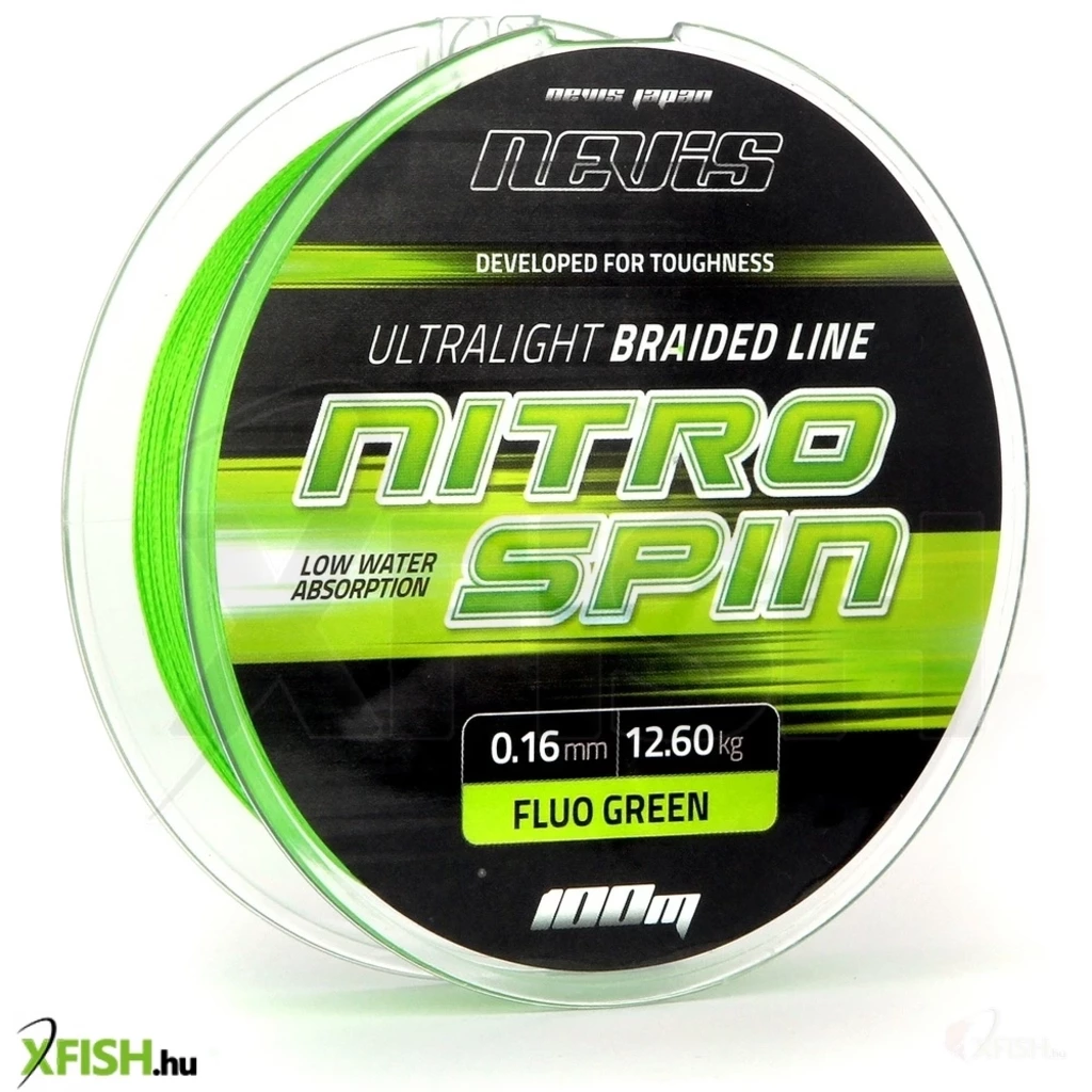 Nevis Nitro Spin Fonott Pergető Zsinór 100m 0,08mm 6,3Kg