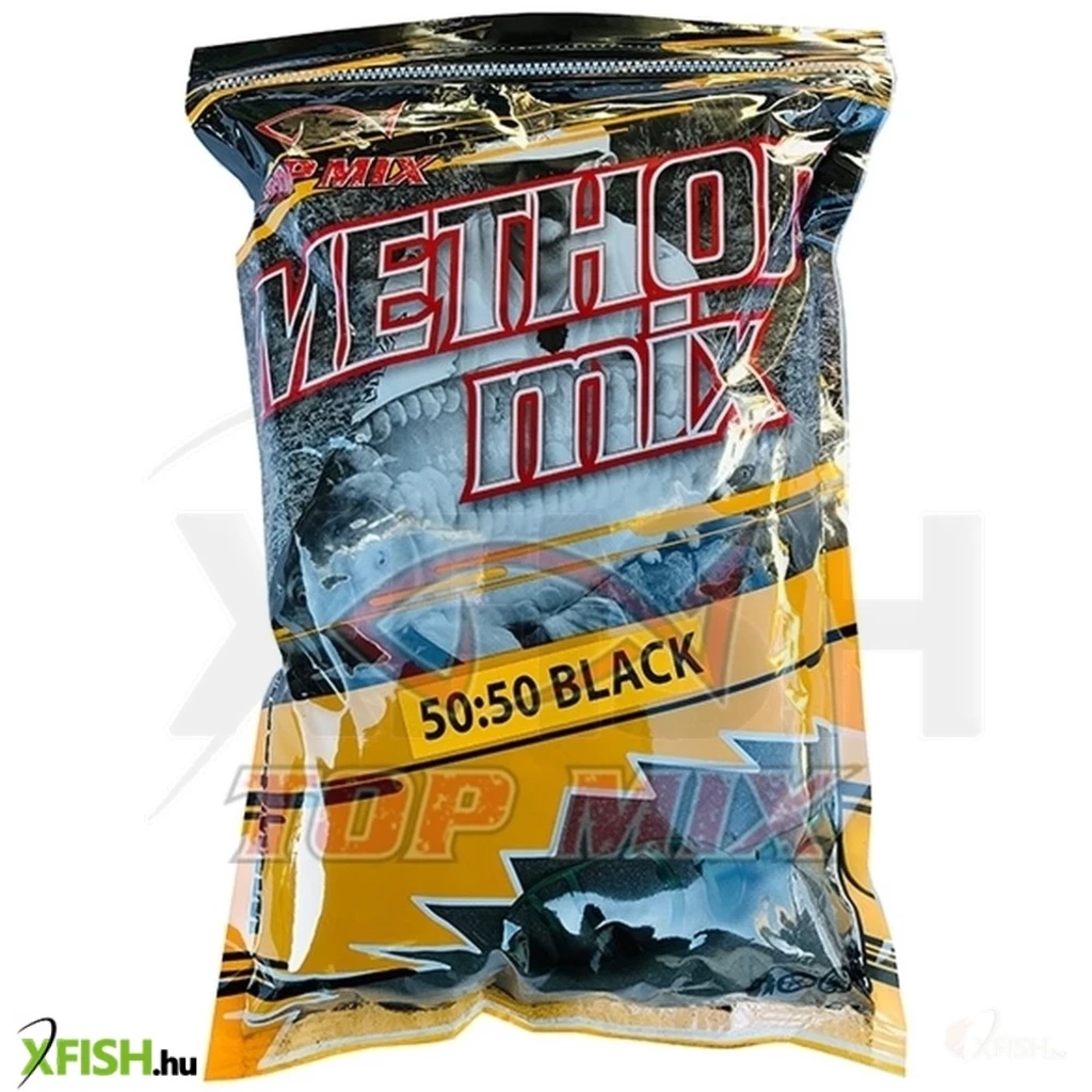 Top Mix Method Mix 50:50 Black 850G | Bojli csali etetőanyag