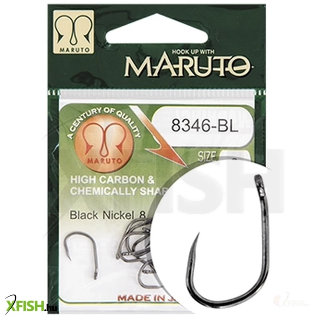 Maruto Horog 8346Bl T.D.E.10° Barbless Hc Forged Black