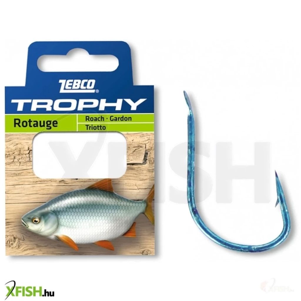 Zebco Trophy Roach Hook-To-Nylon 16-Os Vörös Szárnyú