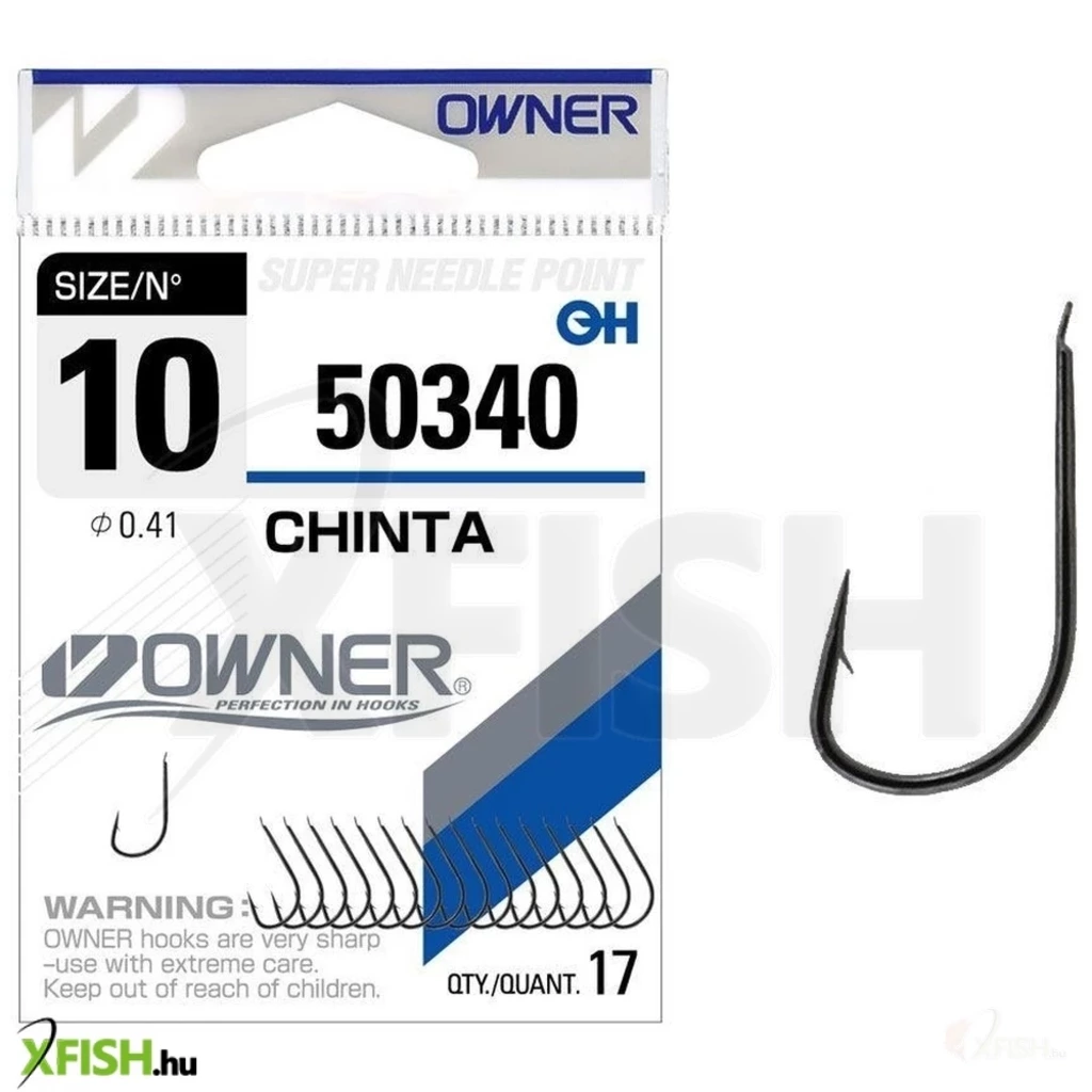Owner Pontyozó Horog Chinta (15Db/Csomag) 50340 4 | Horog