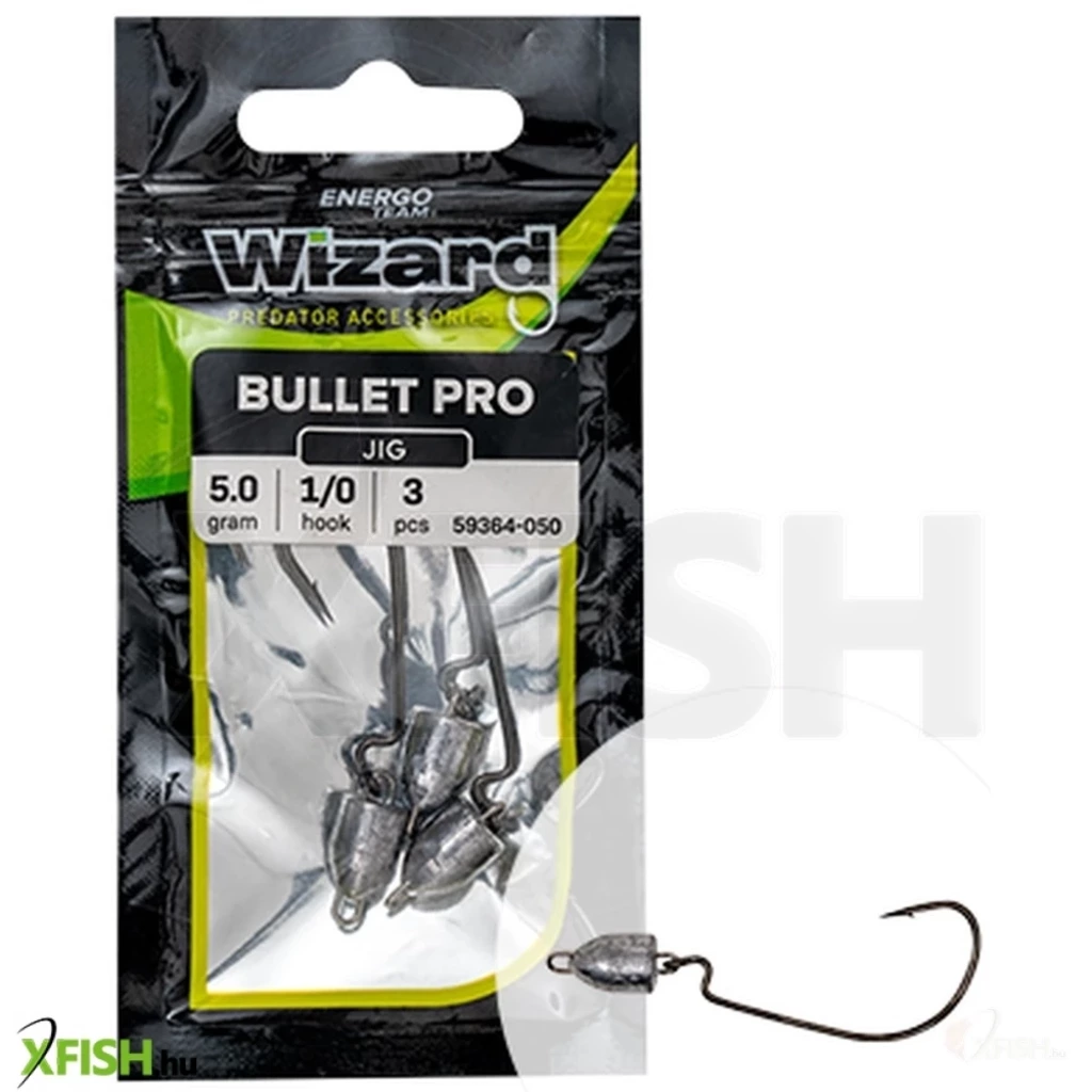 Wizard Bullet Pro Jig Horog 3,5g 1-es 3db/csomag | Horog