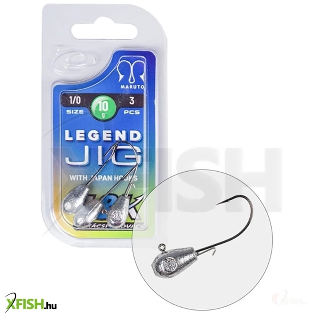 L&K Legend Jig Fej 3/0 5G 3 Db/Csomag | Horog | Jig Horog