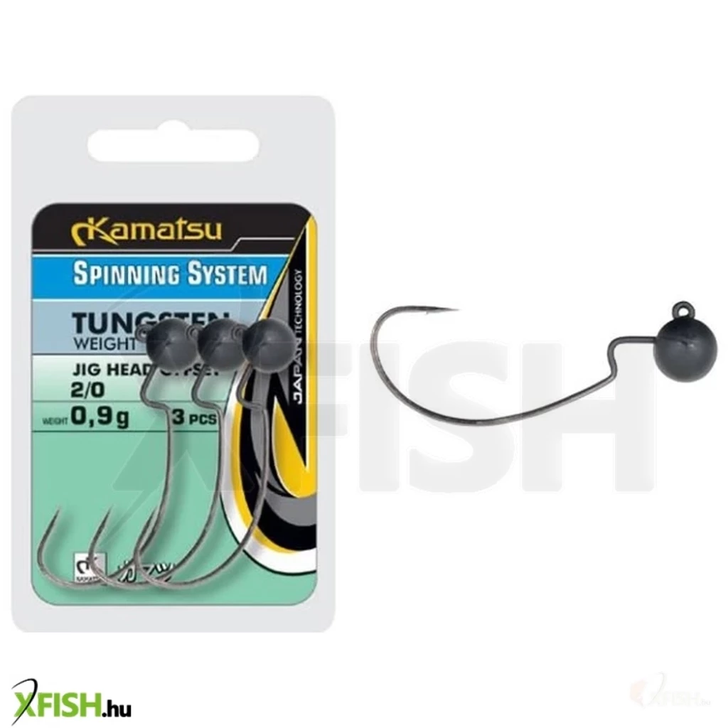 Kamatsu Tungsten Jigheads Offset Jig Horog 2.0-ás 0.9g 3db