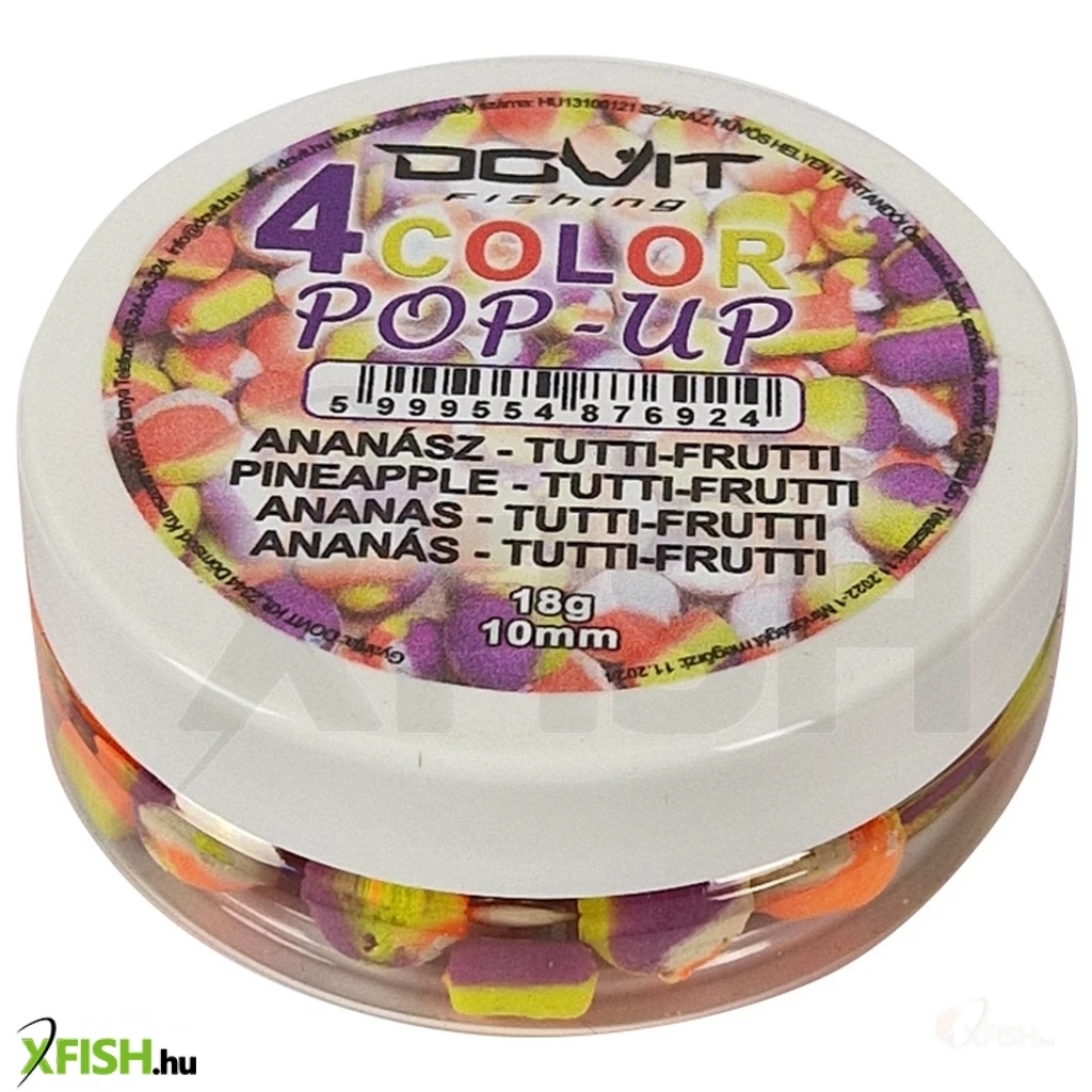Dovit 4 Color pop-up method csali ananász-tutti-frutti 10mm