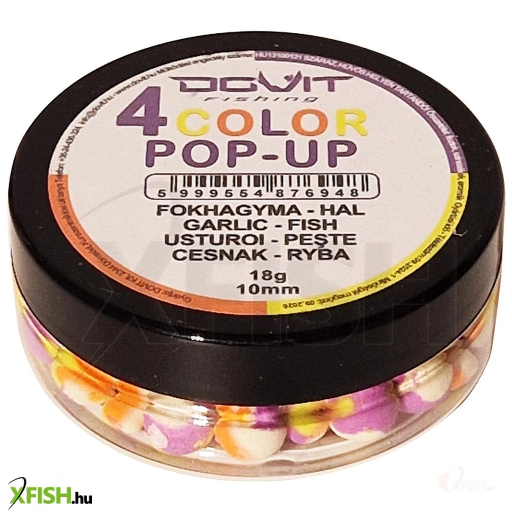 Dovit 4 Color pop-up method csali fokhagyma-hal 10mm 18 g