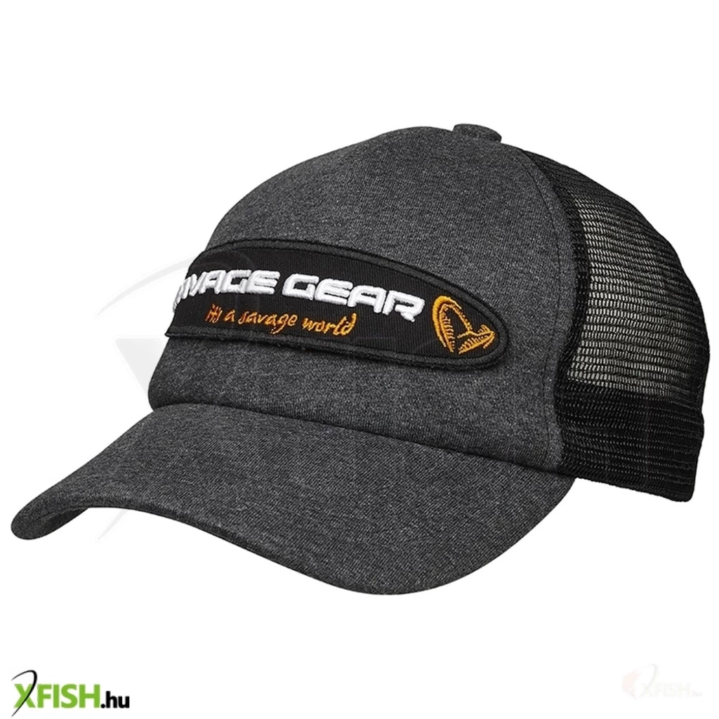 Savage Gear Attitude Cap Baseball Sapka Grey Melange