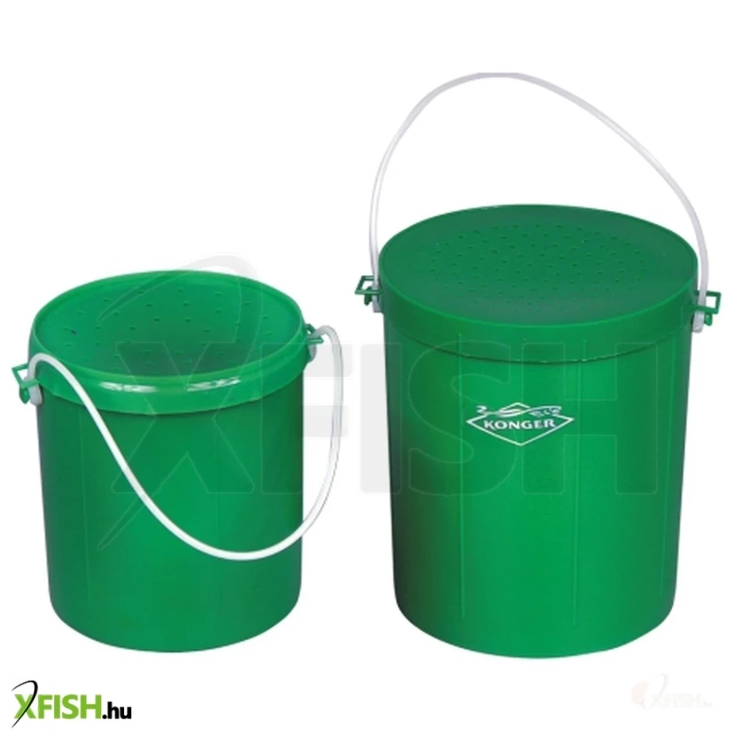 Konger Round Worm Container Set Giliszta Csonti Tároló 2db