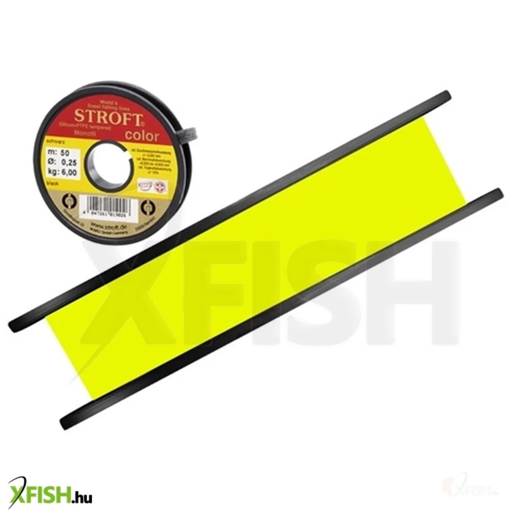 Stroft Color Monofil Zsinór Fluoreszkáló Sárga 300M 0,28Mm/6