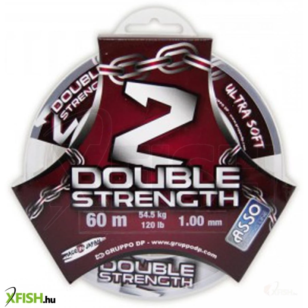 Asso Double Strength Ultra Soft Monofil Előkezsinór 60m 1
