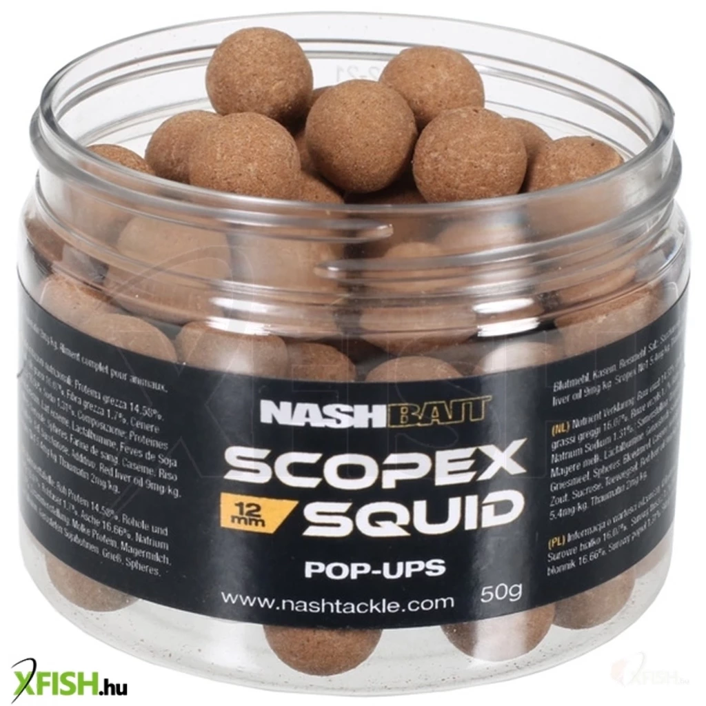 Nash Scopex Squid Airball Pop Up Bojli 12Mm (50G) | Bojli