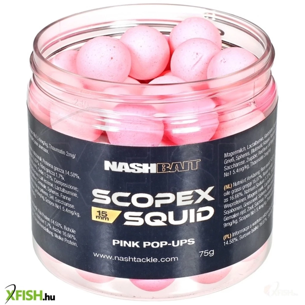 Nash Scopex Squid Airball Pop Up Bojli Pink 20Mm (75G)