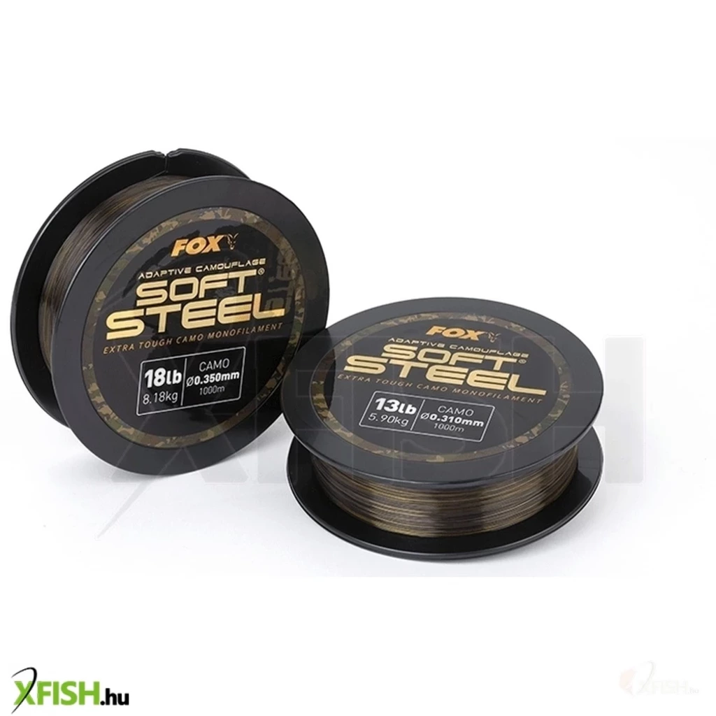 Fox soft steel pontyozó zsinór 1000m 23Lb (10.43Kg) 0.41Mm