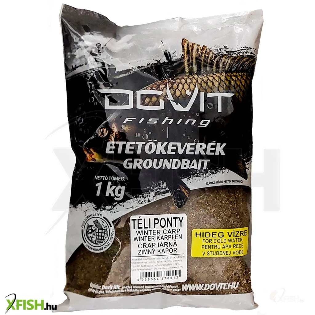Dovit Hideg Vizes Etetőanyag Téli Ponty 1000g | Bojli csali