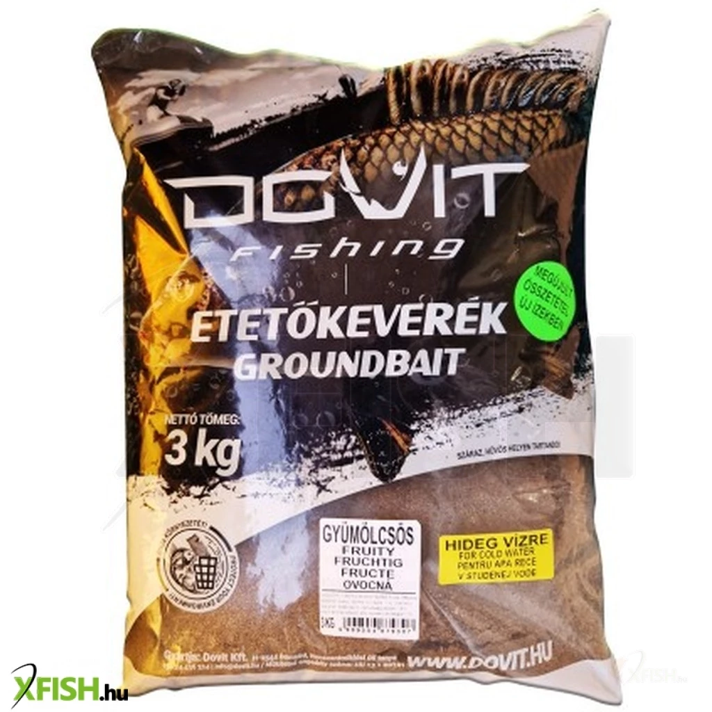 Dovit Hidegvízi etetőkeverék gyümölcsös fekete 3 kg | Bojli