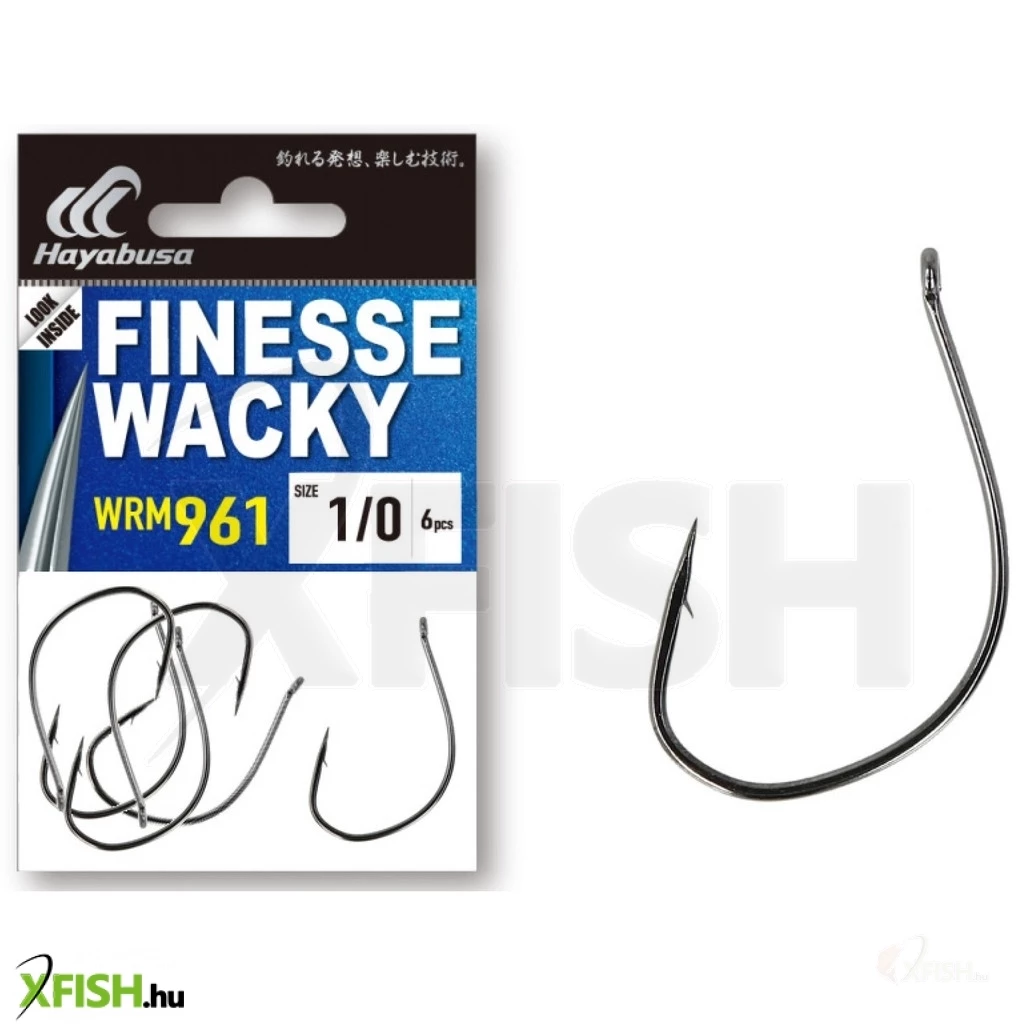 Hayabusa Wrm961 Finesse Wacky Rablóhalas Horog 4-es 9db