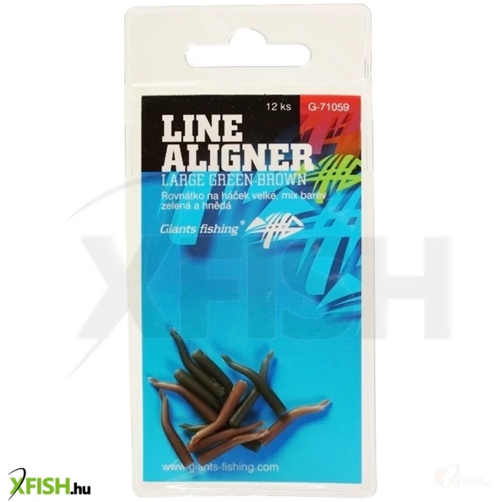 Giants Fishing Horogbefordító Line Aligner-Small Green-Brown