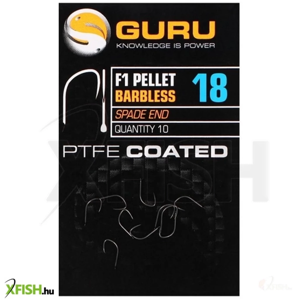 Guru F1 Pellet Hook Horogpelletes Szakáll Nélküli Horog Size