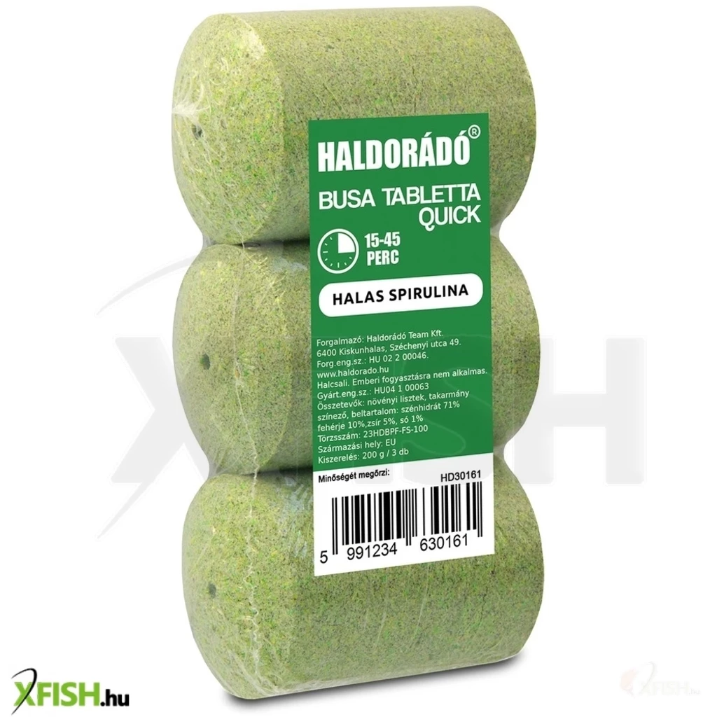 Haldorádó Busa Tabletta Quick - Halas Spirulina | Bojli