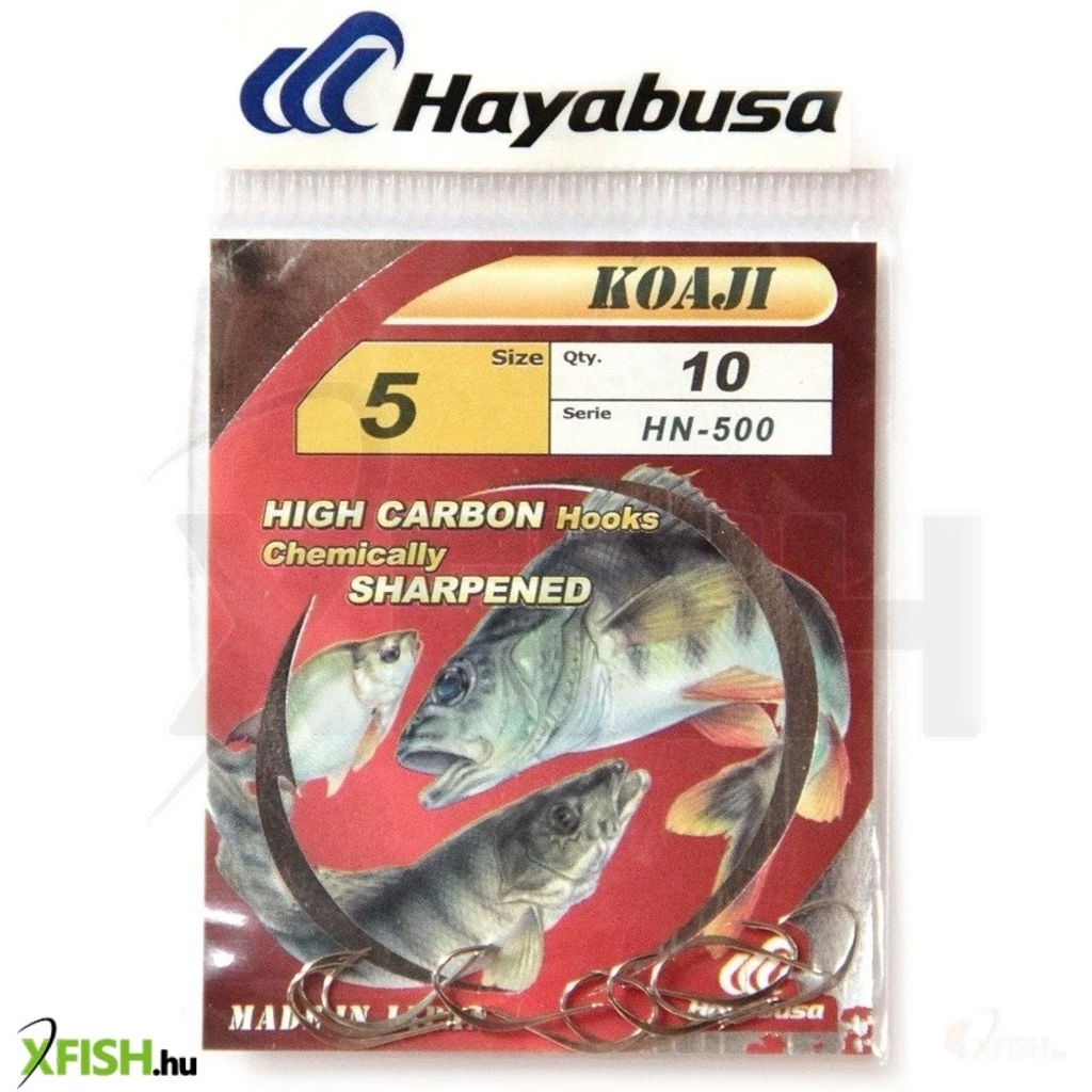 Hayabusa Hn500 Koaji Nickel Match-Feeder Horog 10-es 10db