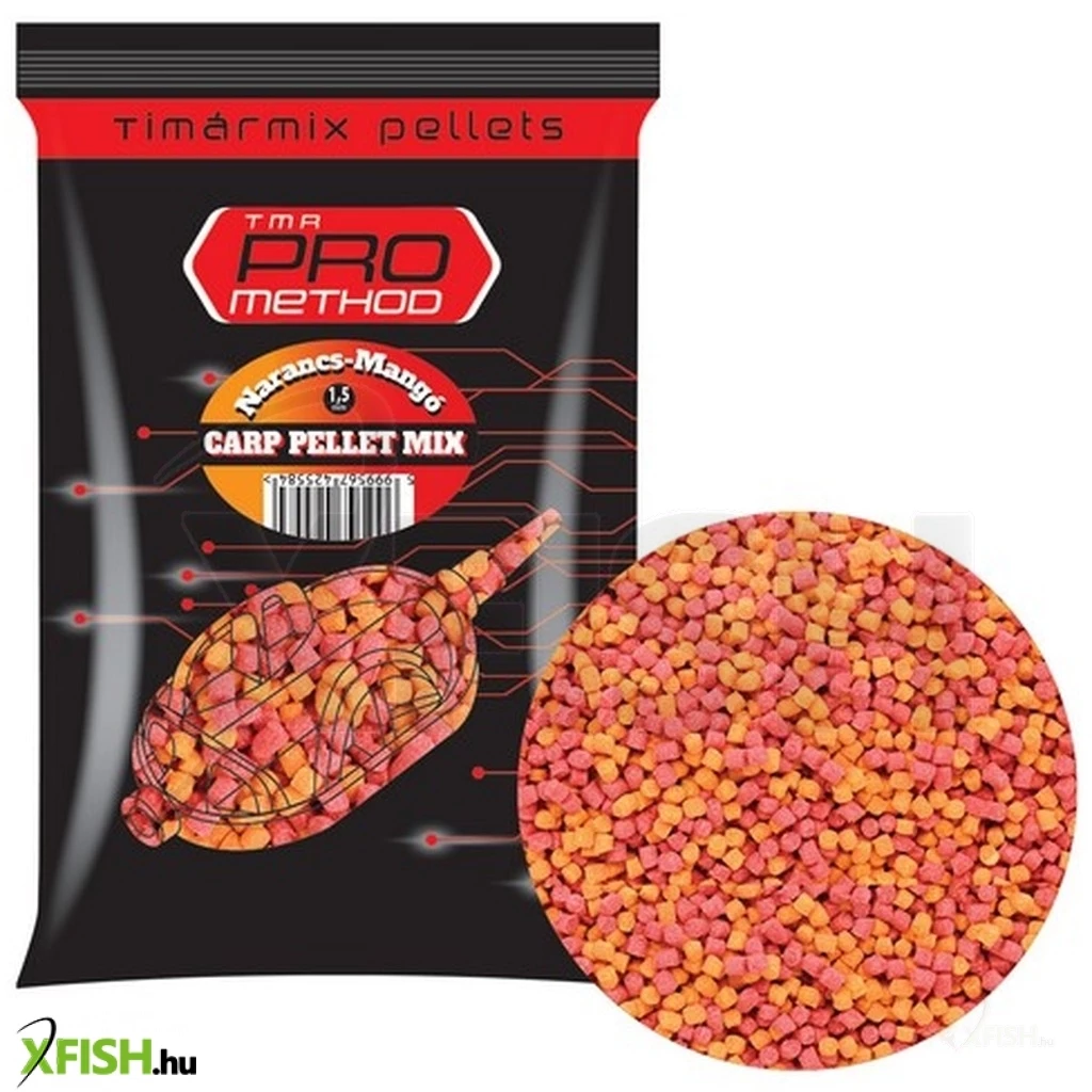 Timár Mix Pro Method Carp Pellet Narancs Mangó 3.0mm 800g