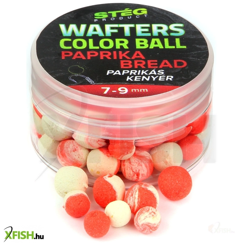 Stég Wafters Color Ball Method Csali Paprikás Kenyér 7-9mm