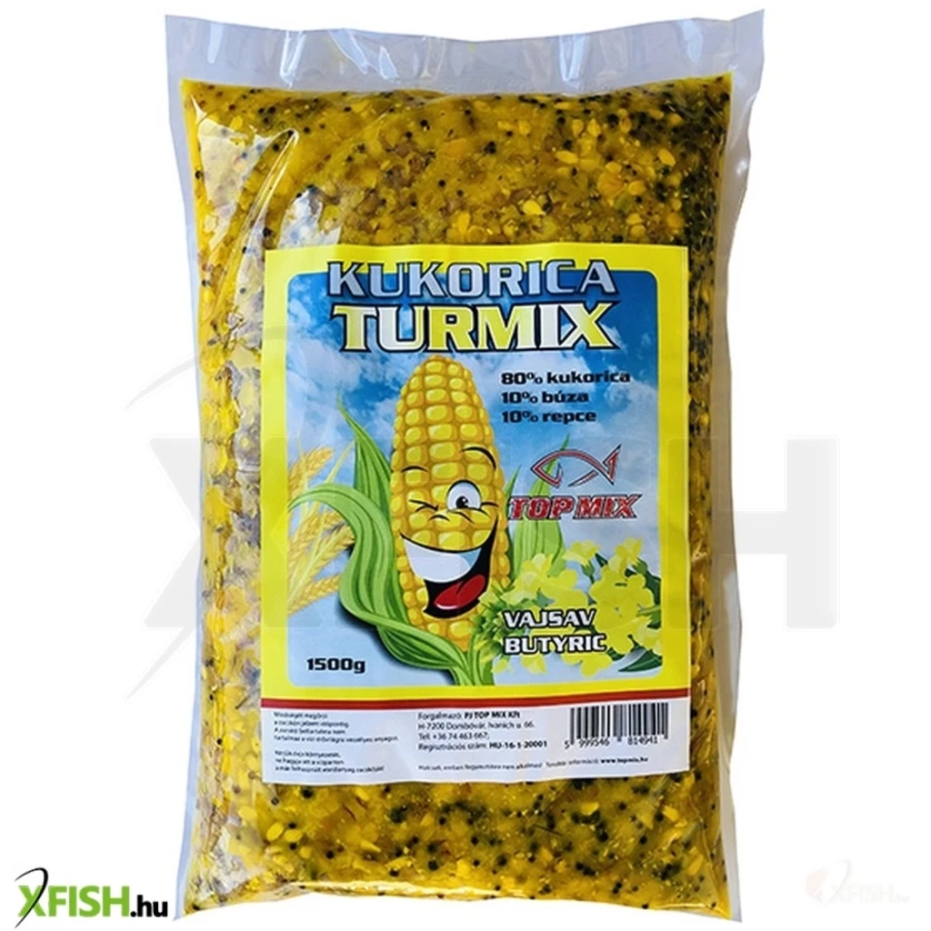 Top Mix Kukorica Turmix, Vajsavas 1500 g | Bojli csali