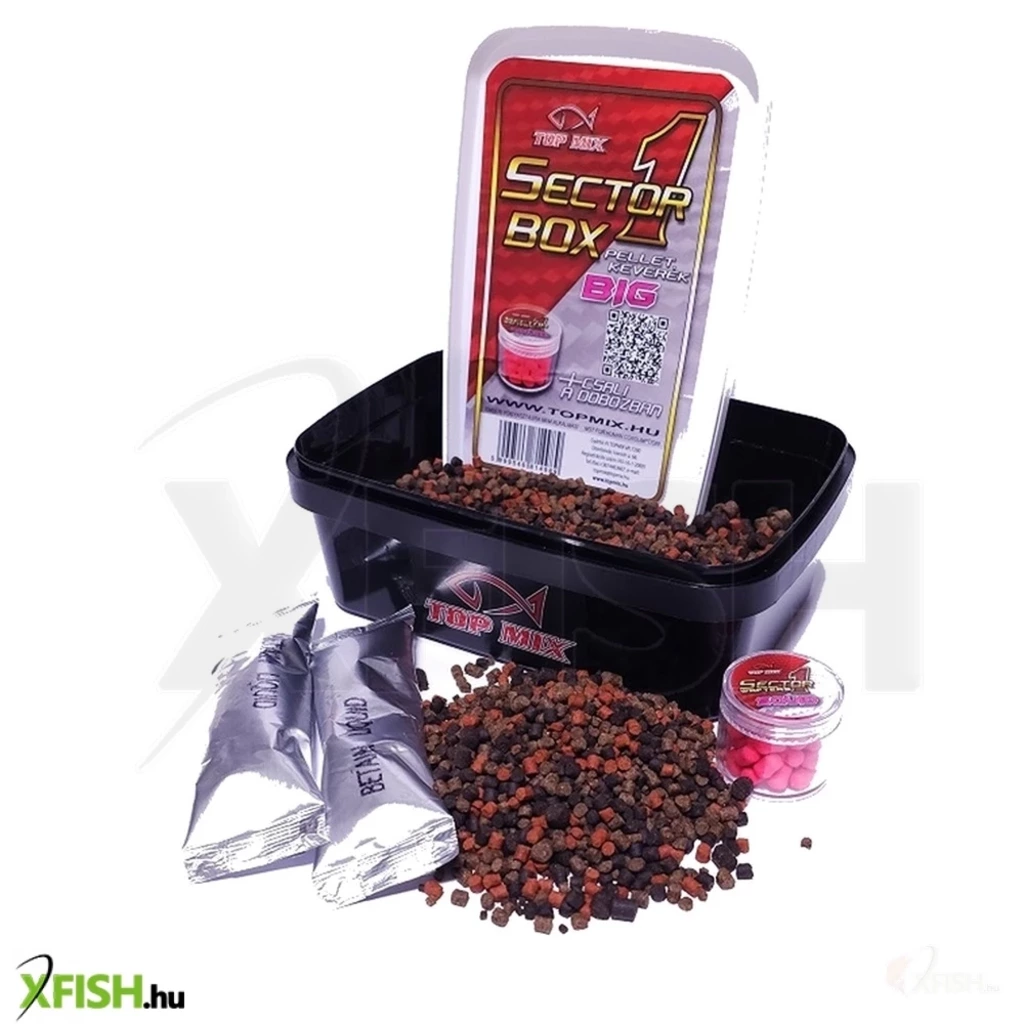 Top Mix Sector 1 Pellet Box Big 400g+Csali | Bojli csali