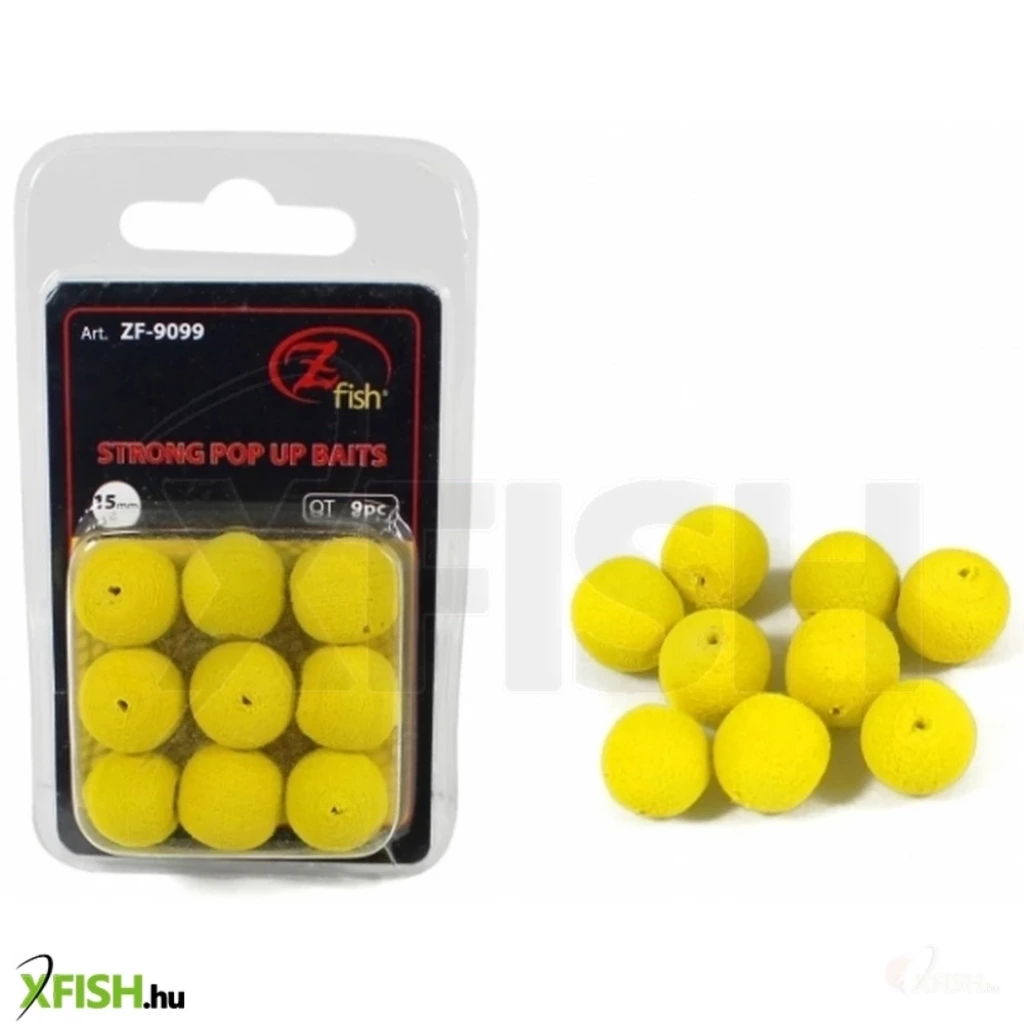 Zfish Foam Pop Up Baits Mű method csali Yellow sárga 15Mm